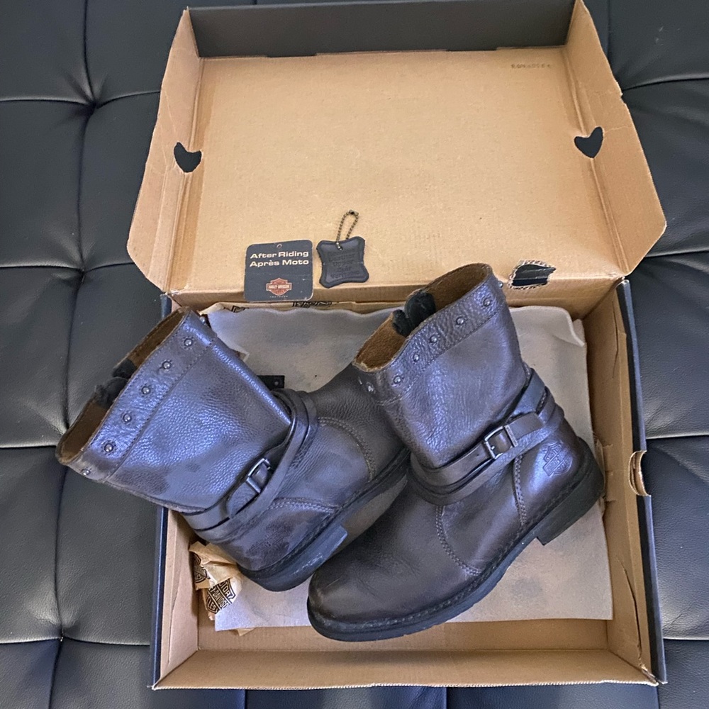 Harley Davidson Women's Mandy Leather Boots - Gem